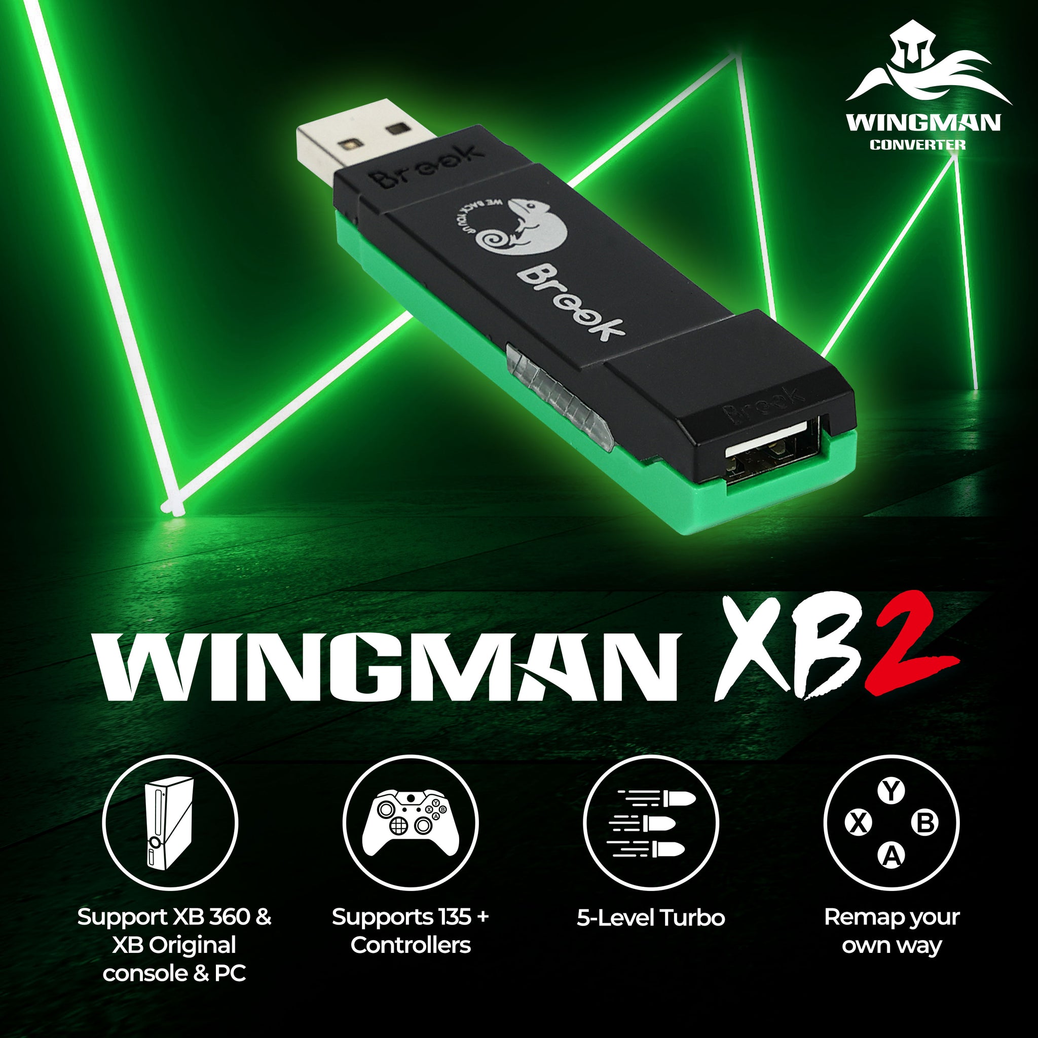 Brook Wingman XB2 for Xbox 360 and Xbox Original