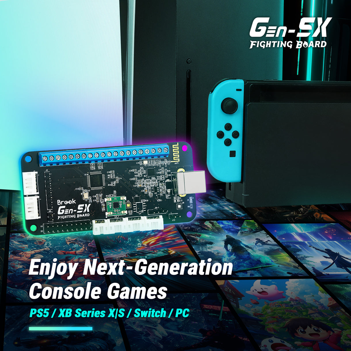 Brook Gen-5X Fighting Board – BrookGaming