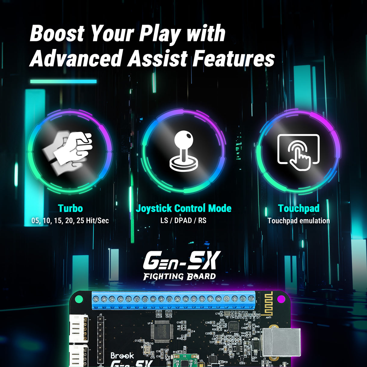 Brook Gen-5X Fighting Board – BrookGaming