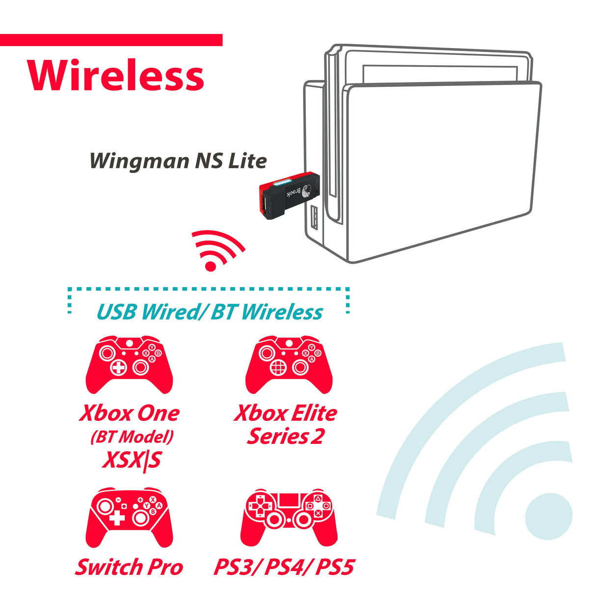 Brook Wingman NS Lite for Switch Gaming Console – BrookGaming
