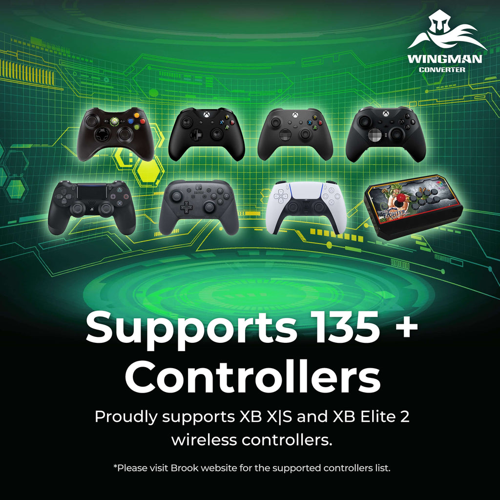Brook Wingman XB3-support Xbox X|S & Xbox One Console – BrookGaming