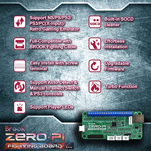Brook Zero- Pi Fighting Board Easy Version