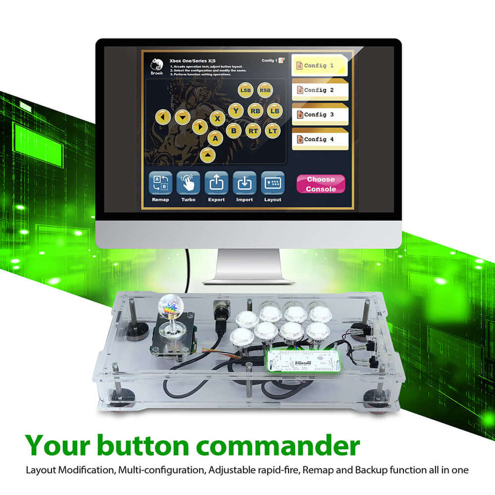 XB Fighting Board - Pre-installed header version